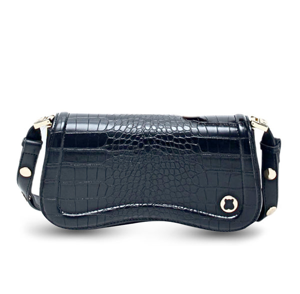 Hamster London Roma Shoulder Bag Black