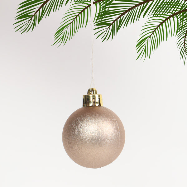 HL Holy 4cm Rose Gold Christmas Ball Set Of 24 Pieces – Hamster London