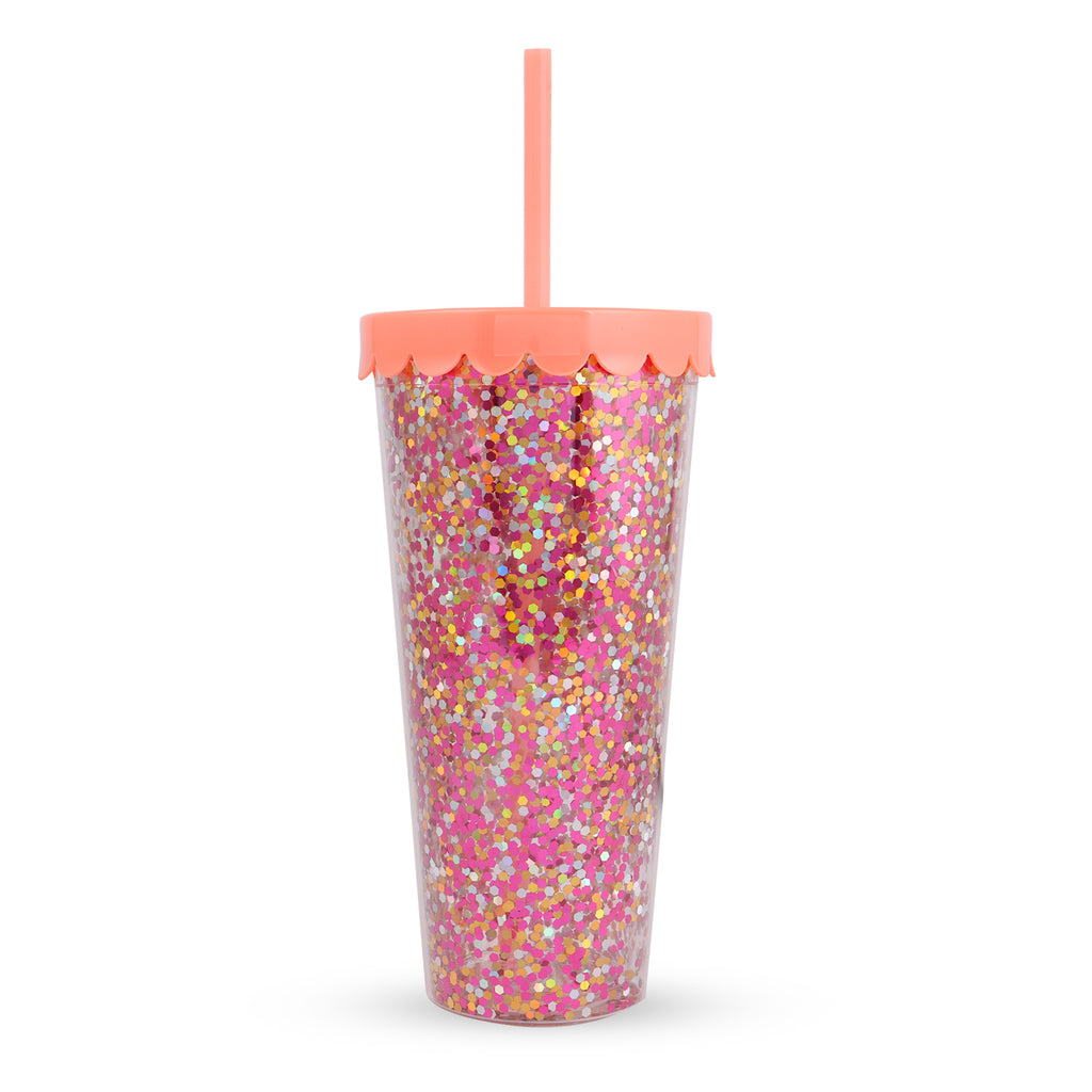 Glitter Bomb Sipper Orange | Stylish Sippers Online | Hamster London