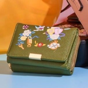 Hamster London Millionaire Victoria Bifold Wallet Green